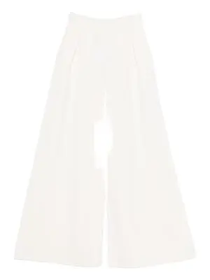 Max Mara Wool Trousers - White