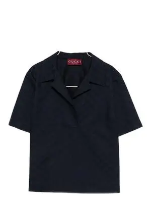 Gucci Gg Polo Shirt - Blue