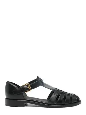 Church's Leather Cage Sandals - Black