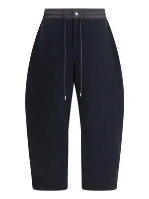 Sacai Cotton And Nylon Sweatpants - Black