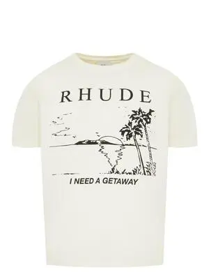 Rhude I Need A Getaway Tee - White