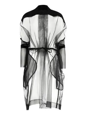 Rick Owens Sail Coat - Black