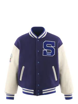 SAINT MXXXXXX Varsity Jacket - Blue