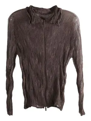 Issey Miyake Chiffon Twist 1 Shirt - Brown