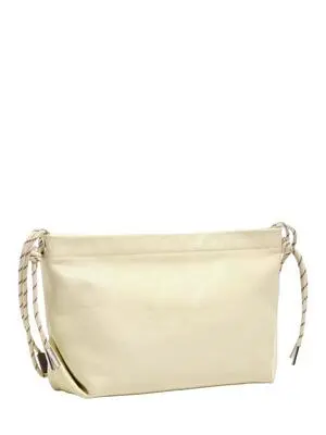 Bimba Y Lola Embossed-logo Shoulder Bag - Neutrals