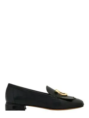 SALVATORE FERRAGAMO Gancio Fringed Loafers