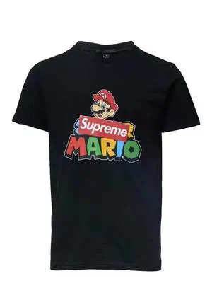 BLACK SCORE X Supreme Mario T-shirt - Black