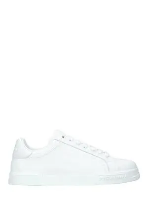 Dolce & Gabbana Portofino Clean Leather Trainers - White