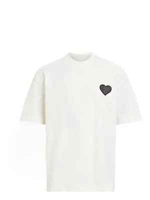 ALLSAINTS Lover Relaxed-fit Short-sleeve Cotton T-shirt - Ashen White