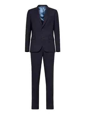 Paul Smith Tailored Notch-lapels Wool Suit - Blue