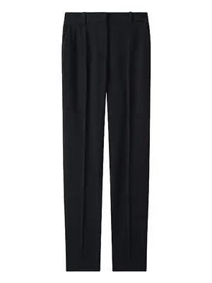 JOSEPH Slim-fit Woven Trousers - Black