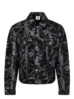 ICECREAM Regular-fit Denim Trucker Jacket - Black