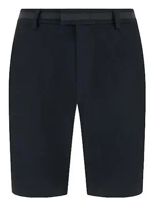 Boggi Milano B-tech Stretch-woven Bermuda Shorts - Navy Blue