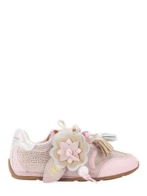 Kurt Geiger Lennon Suede Trainers - Pink Comb