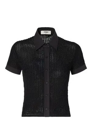Fendi Military-inspired Shirt - Black