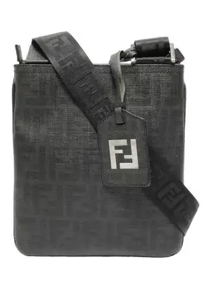 Fendi 1990-2000 Zucca Shoulder Bag - Grey