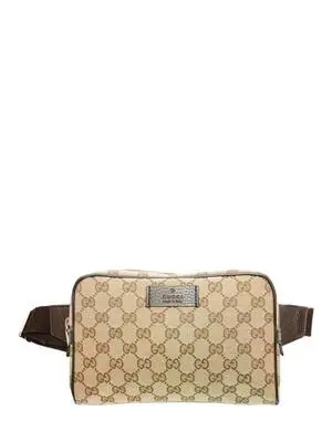 Gucci Gg-pattern Belt Bag - Neutrals