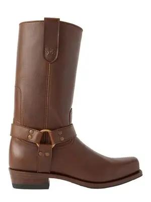 Polo Ralph Lauren Leather Knee Boots - Brown