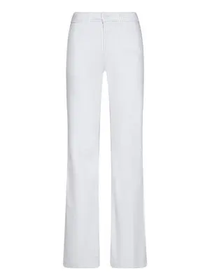 L'Agence Joanne Wide-leg Jeans - Blanc