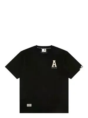 AAPE BY *A BATHING APE® Appliqué T-shirt - Black