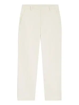 BOSS Regular Fit Trousers In Stretch Cotton - White