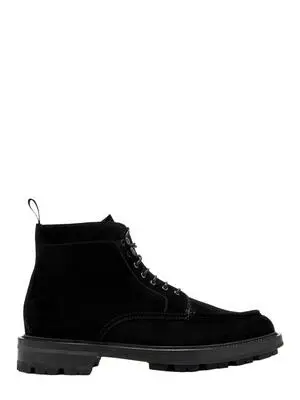 BARRETT Lace-up Suede Boots - Black