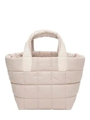 VEECOLLECTIVE Small Porter Quilted Tote - Soft Taupe