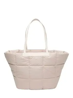 VEECOLLECTIVE Porter Basque Recycled Nylon Tote - Soft Taupe