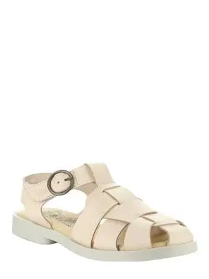 Fly London Ared Fisherman Platform Sandals - 003 Natural