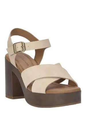 Lucky Brand Carsen Platform Sandal - Cannellini