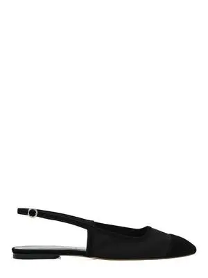 AeydĒ Geraldine Slingback Flats Black
