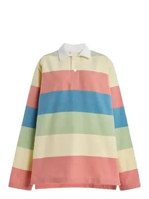MARRAKSHI LIFE Cotton Rugby Shirt - Multi