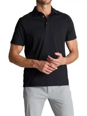 UNTUCKIT Solid Performance Polo - Black