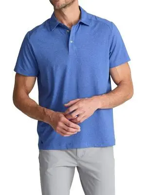 UNTUCKIT Solid Performance Polo - Ocean Blue