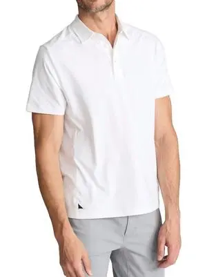UNTUCKIT Solid Performance Polo - White