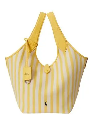 Polo Ralph Lauren Play Stripe Canvas Tote - Collegiate Yellow/white