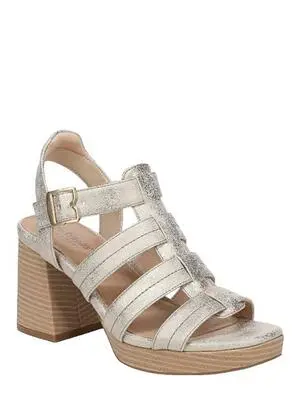 Dr. Scholl'S Makayla Slingback Platform Sandal - Light Gold