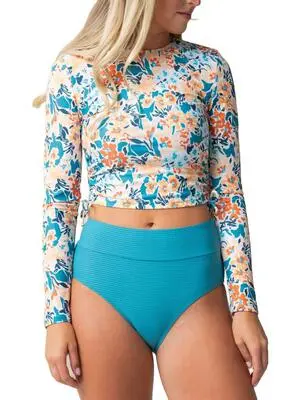 NANI Cropped Floral Rashguard - Arches