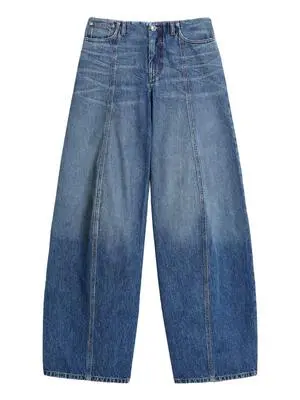 Max Mara Oversized Low-rise Jeans - Midnightblue