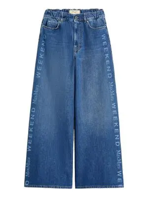 Max Mara Cotton Denim Jeans - Navy