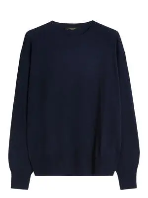 Max Mara Wool And Cashmere Sweater - Navy