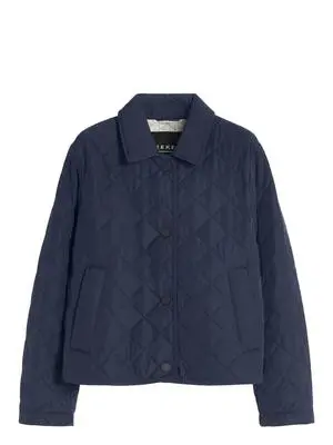 Max Mara Short Padded Jacket - Navy