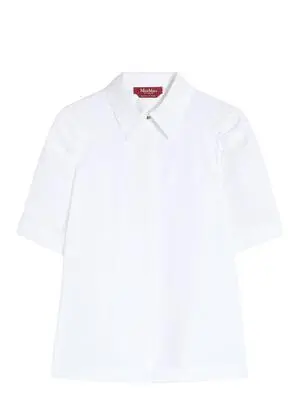 Max Mara Cotton Poplin Shirt - Optical White