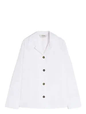 Max Mara Poplin Button-up Shirt - White