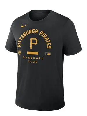 Nike Pittsburgh Pirates Authentic Collection Early Work Dri-fit Mlb T-shirt - Black