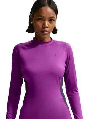 Nike Wildsee" Base Layer Long-sleeve Top - Purple