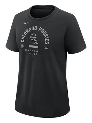 Nike Colorado Rockies Authentic Collection Early Work Mlb T-shirt - Black
