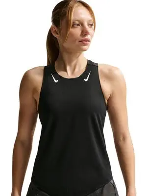 Nike Aeroswift Dri-fit Adv Running Singlet - Black