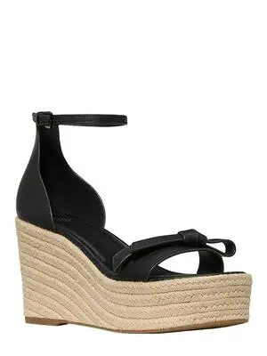 Kate Spade New York Loop Espadrille Wedge Sandals - Black