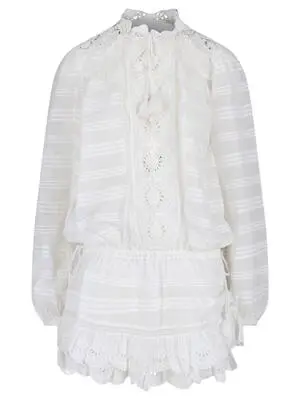 Isabel Marant Preya Mini Dress - White